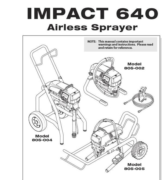Get Genuine Titan 640 Impact Sprayer Parts for Smooth Operation